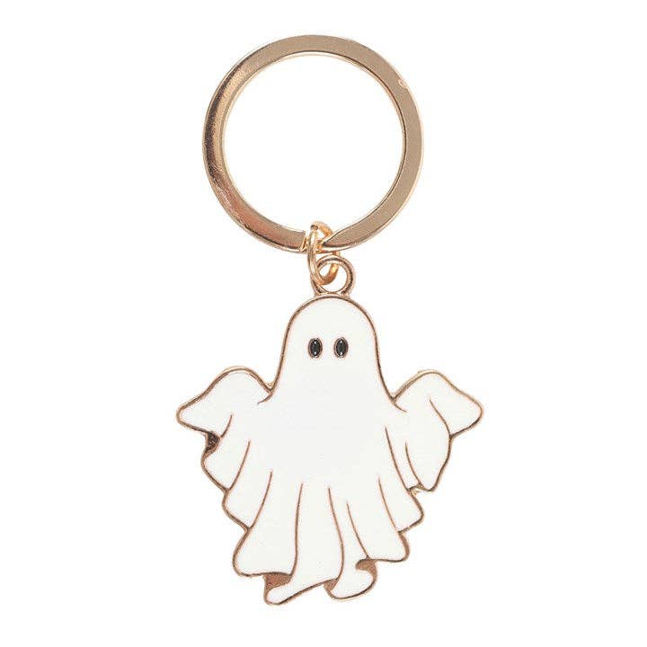 Spooky Season Groovy Ghost Halloween Keyring – HandmadeSask